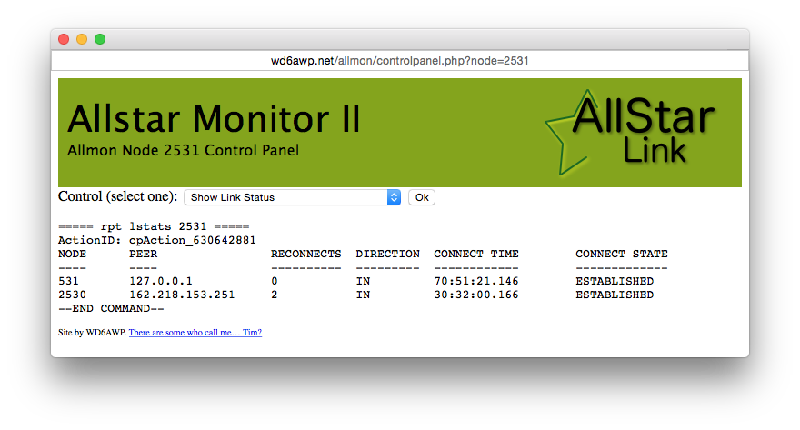 Show IP address - AllStarLink - AllStarLink Discussion Groups