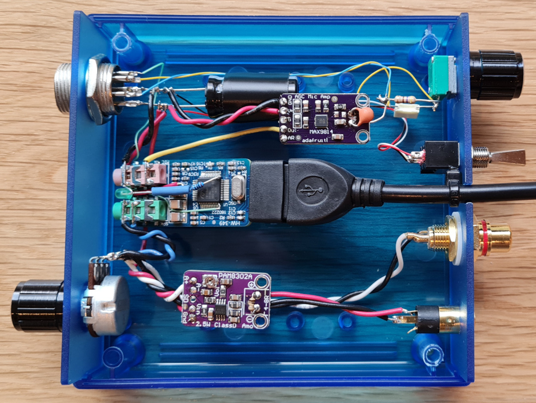 Radio-less node builds using vintage communication speakers & MAX9814 ...